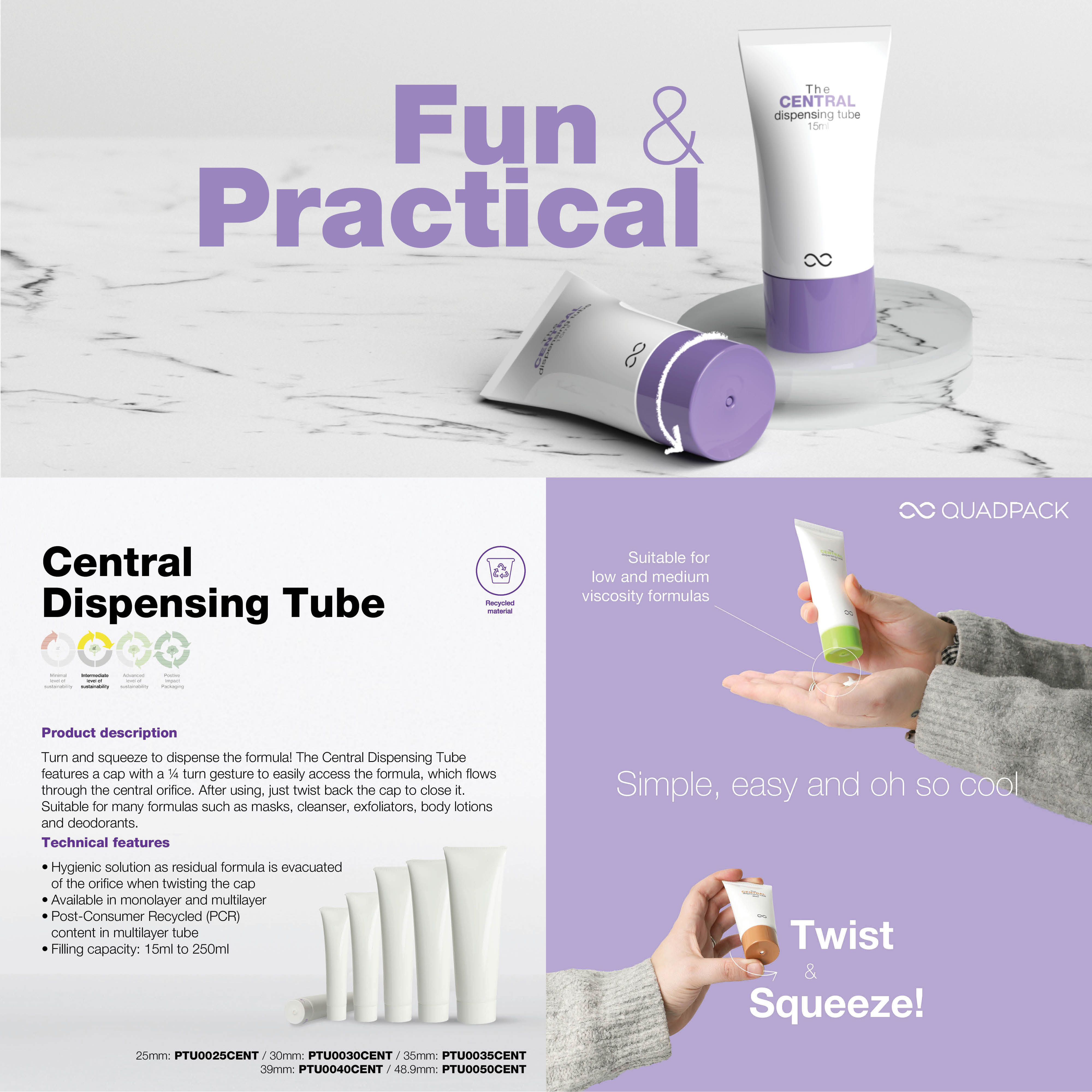 Central Dispensing Tube